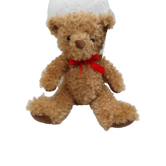 Kellytoy | Toys | Kellytoy Plush Teddy Bear Brown Red Ribbon 9 | Poshmark